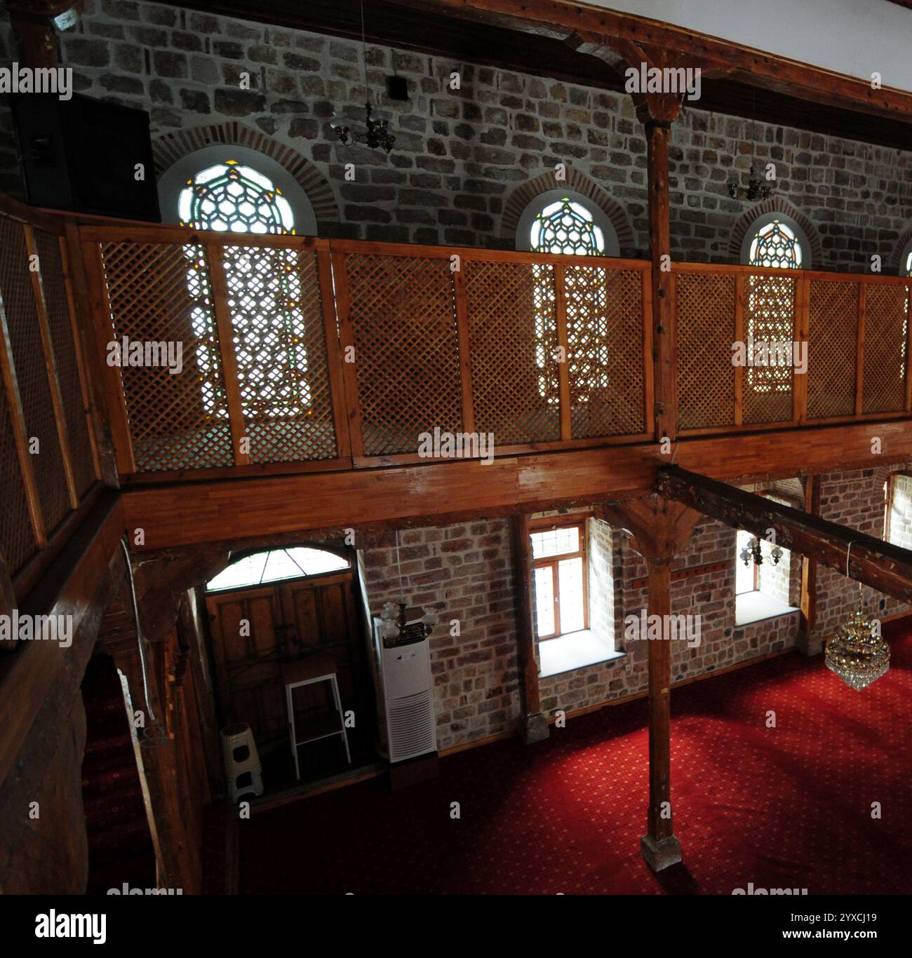 Alaaddin Mosque, located in Beypazari, Ankara, Turkey, was built during ...