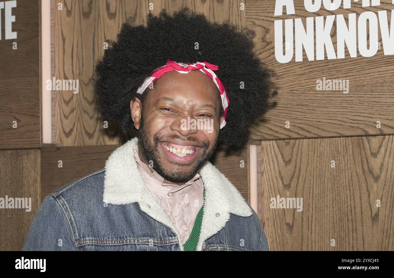 NEW YORK, NEW YORK - DECEMBER 13, 2024: Jeremy O. Harris attends the ...