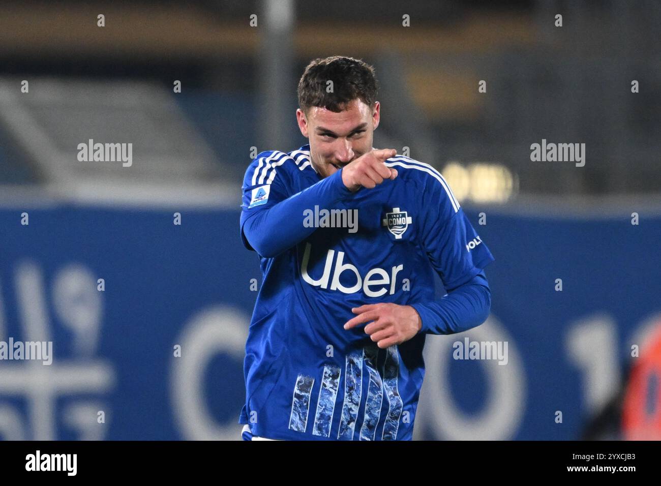 Como, Italy. 15th Dec, 2024. Alessandro Gabrielloni of Calcio Como ...