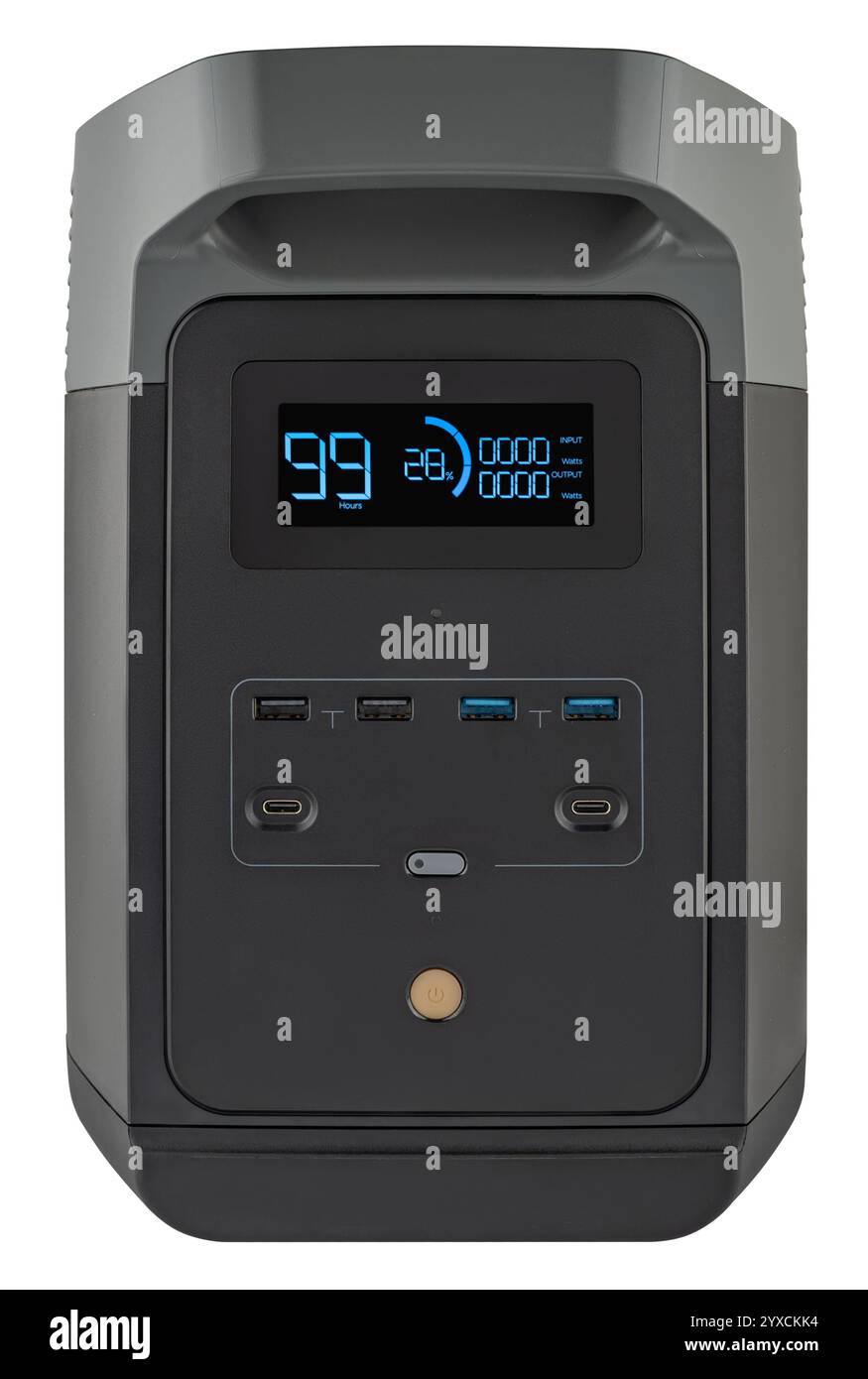 Versatile stand-alone power station to provide backup power Stock Photo ...