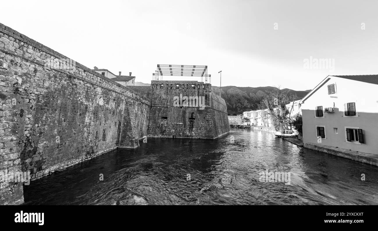 Old byzantine fortification Black and White Stock Photos & Images - Alamy