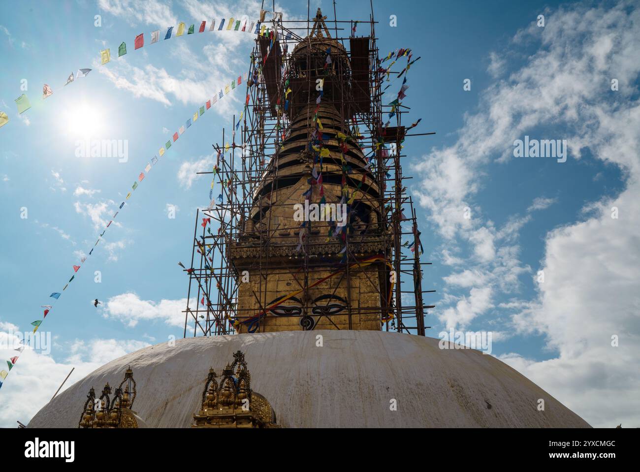 Reconstruction of the Top of Swayambunath Tample Stupa - spherical ...