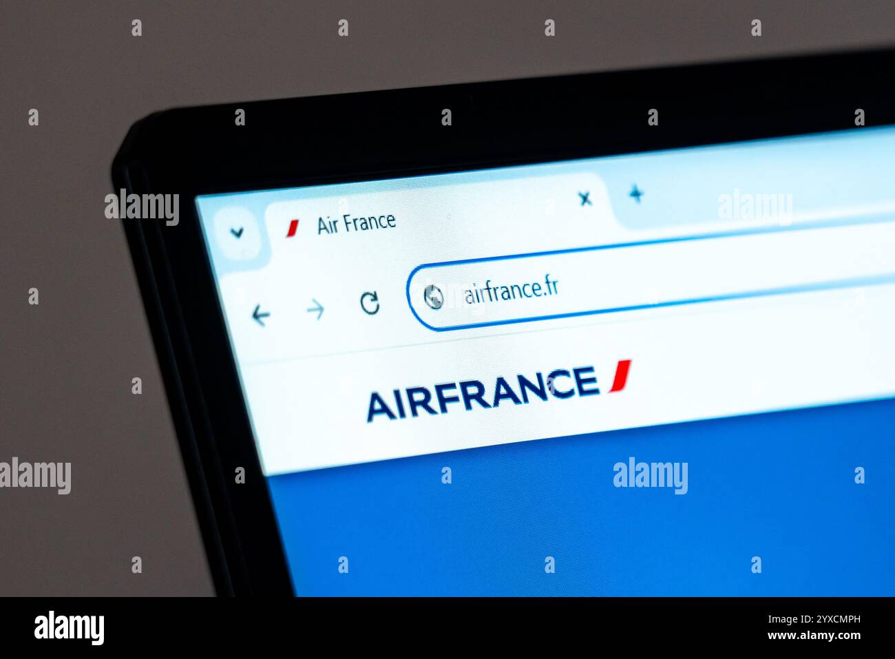 New York, USA - December 15, 2024: Air France logo displayed on ...