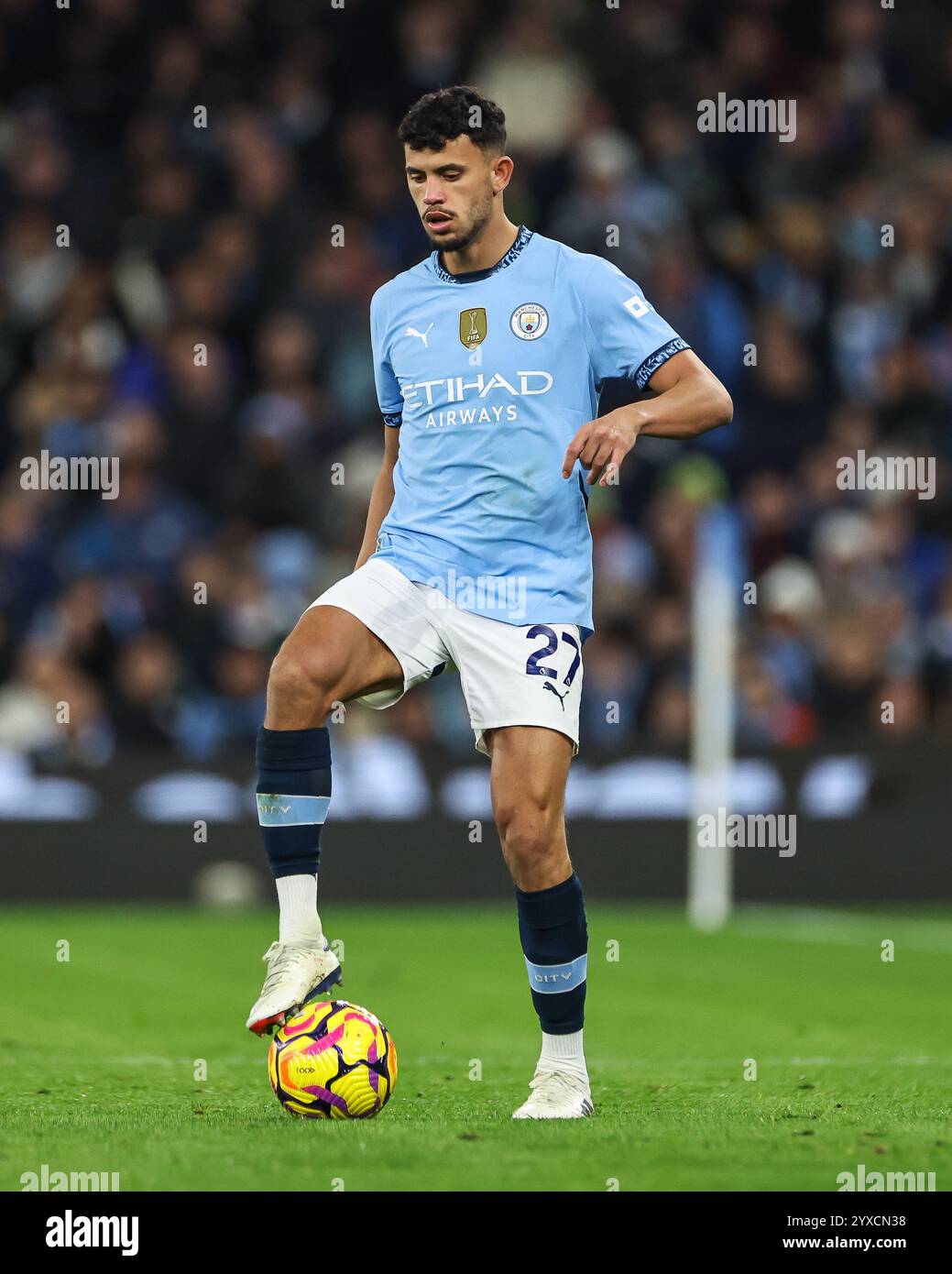 Matheus Nunes of Manchester City in action during the Premier League ...