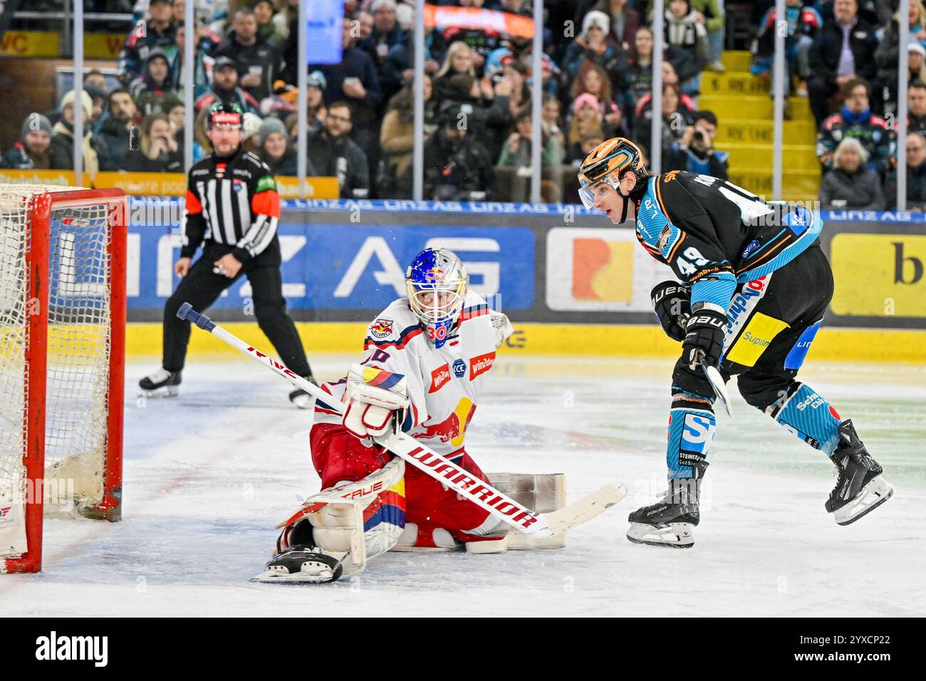 Linz, Austria. 15th Dec, 2024. LINZ, AUSTRIA -DECEMBER 15: David ...
