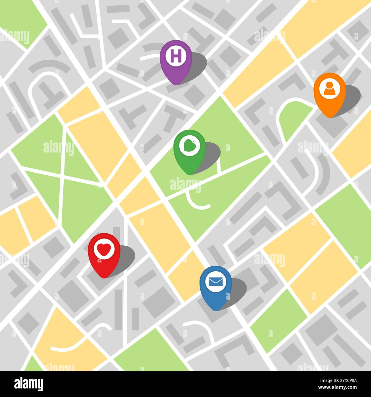 Five avenue Stock Vector Images - Alamy