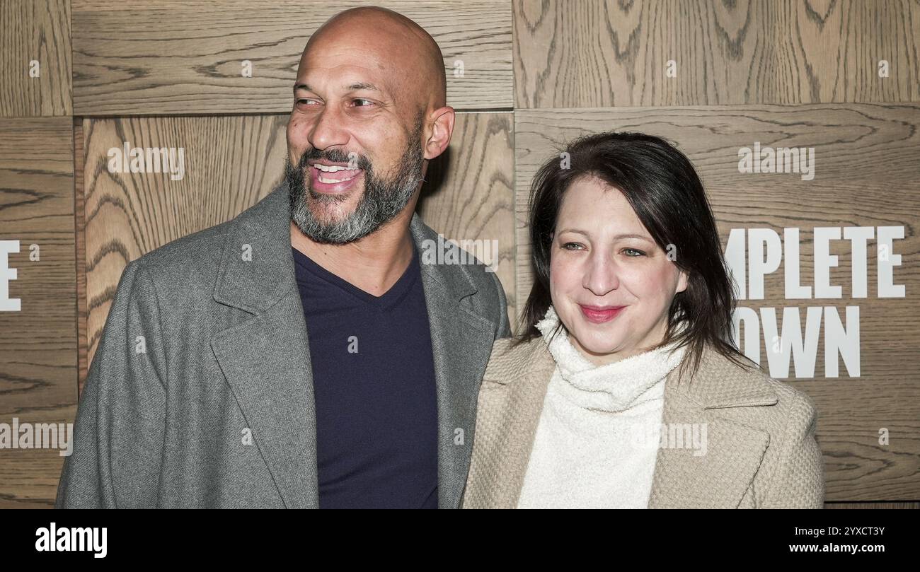 NEW YORK, NEW YORK - DECEMBER 13, 2024 : (L-R) Keegan-Michael Key and ...