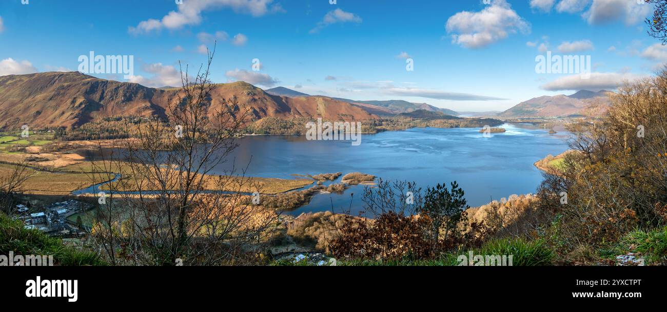 Panoramic vista over Derwent Water at "Surprise View" near Ashness ...