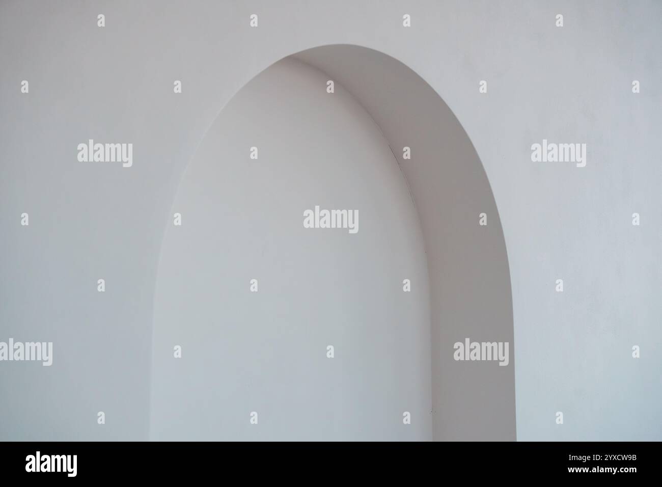 Minimalist Architectural Curve in Soft Natural Light Stock Photo - Alamy