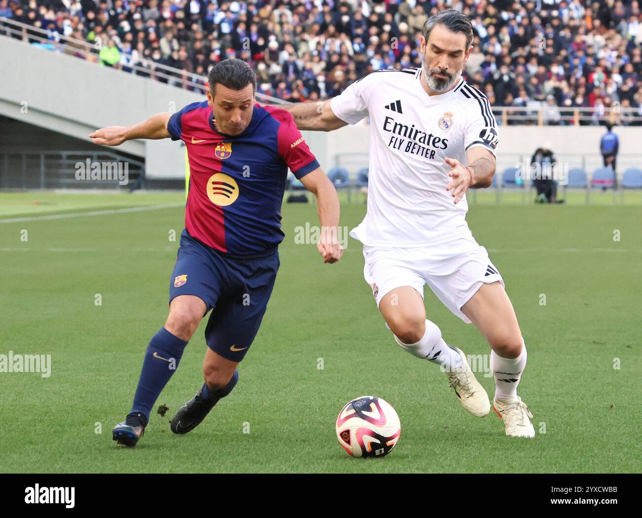 Tokyo, Japan. 15th Dec, 2024. Former FC Barcelona player Ludovic Giuly ...