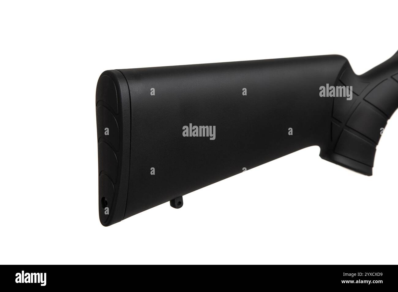 Small-bore bolt rifle in a plastic stock of .22lr. Small rifled weapon ...