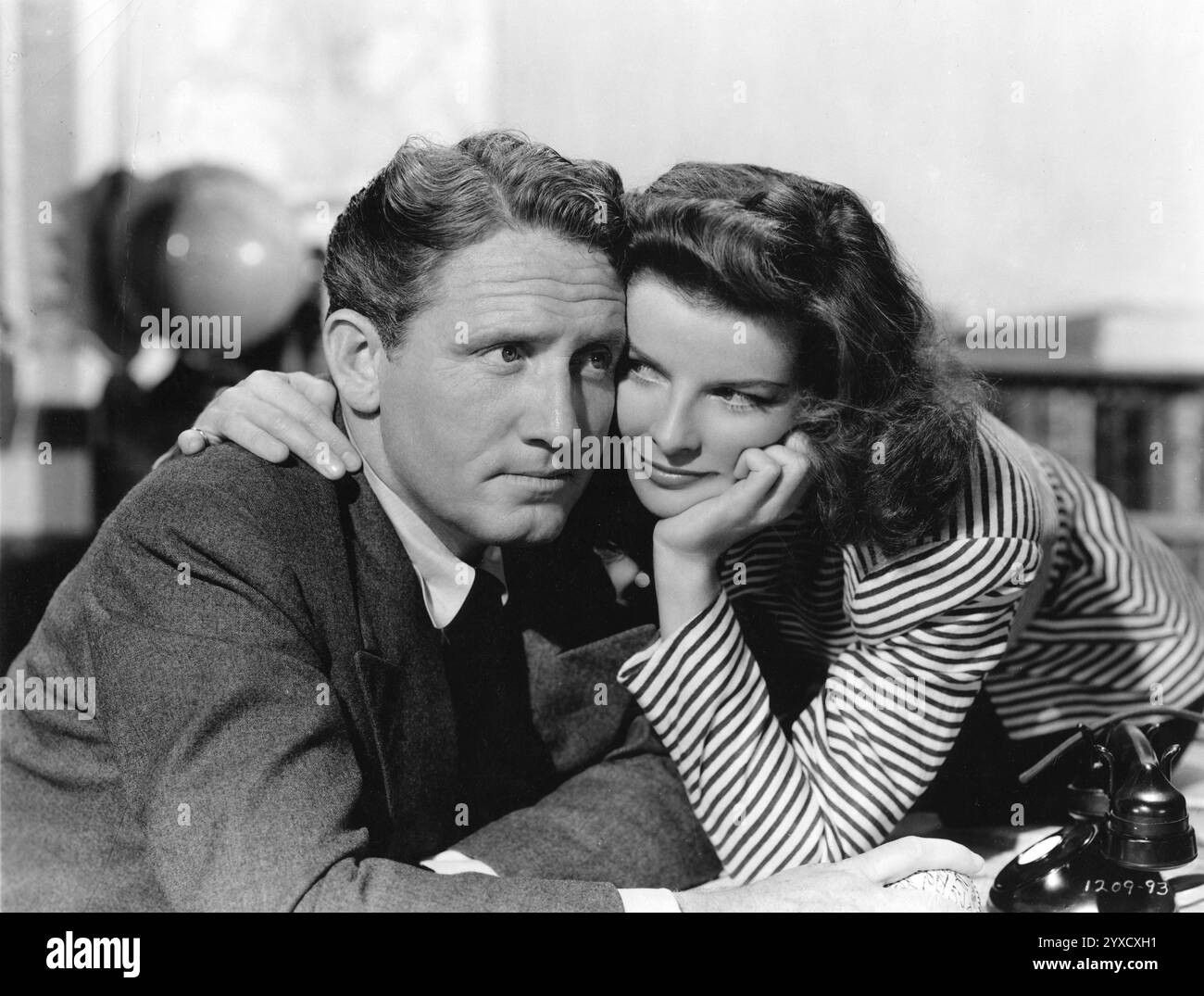 A Publicity Portrait of SPENCER TRACY and KATHARINE HEPBURN in WOMAN OF THE YEAR 1942 Director ...
