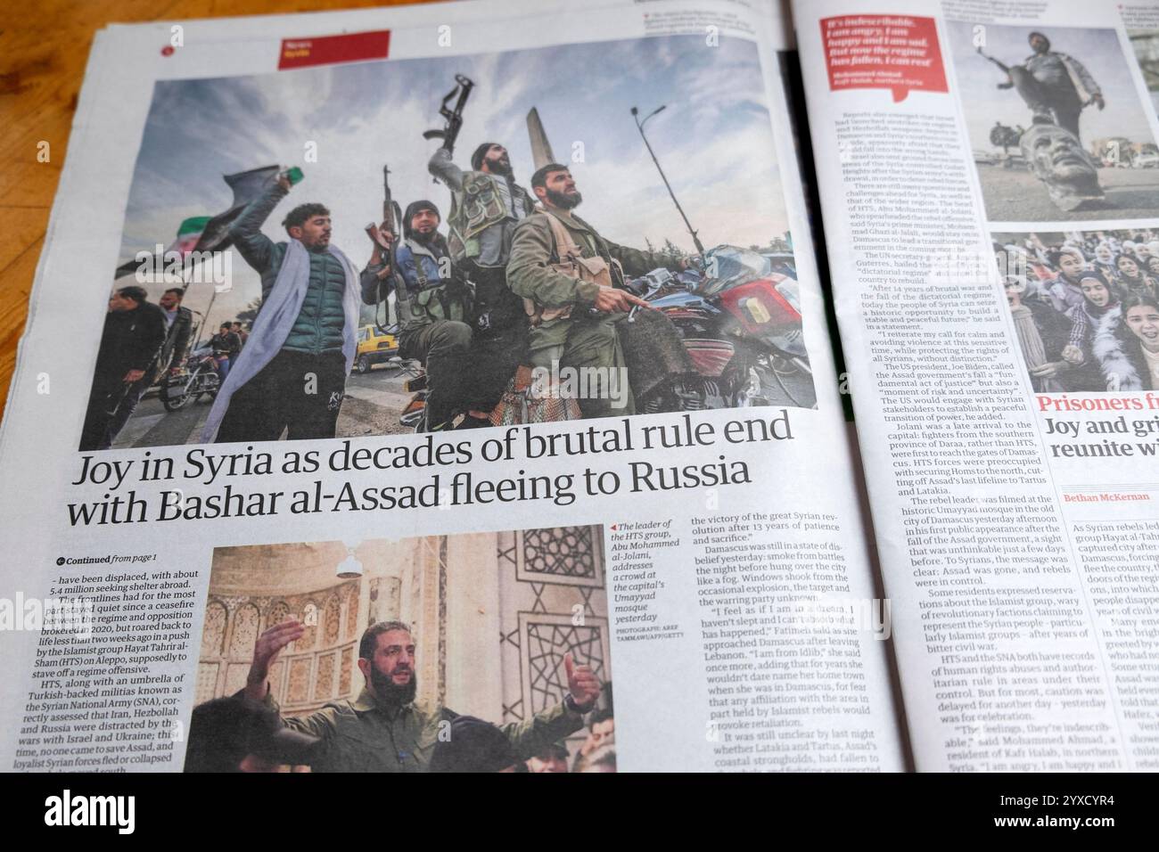 'Joy in Syria as decades of brutal rule end with Bashar al-Assad ...