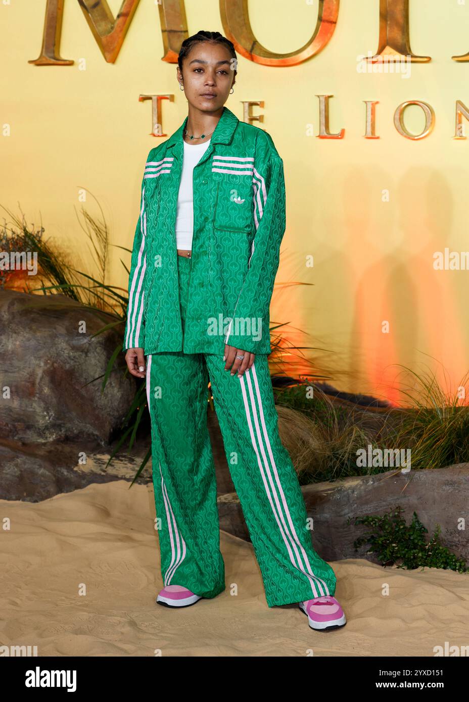 London, UK. 11th Dec, 2024. Jasmine Jobson attends the Mufasa, The Lion ...