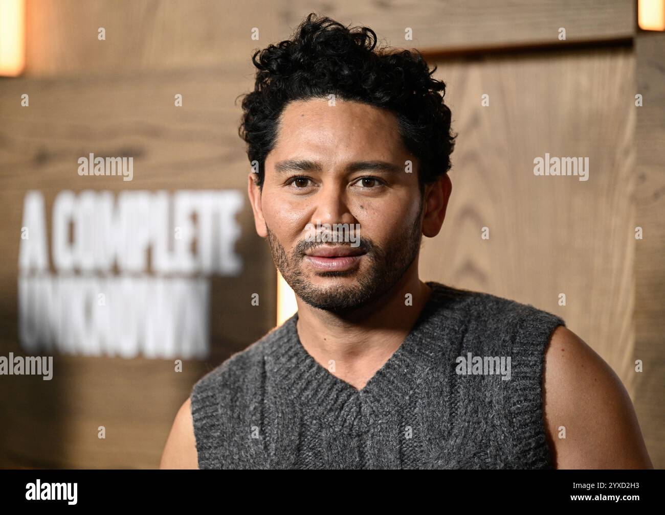 Isaac Boots attends the premiere of "A Complete Unknown" at the SVA ...