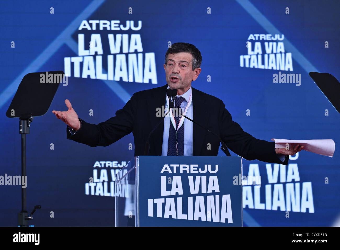 Rome, Italy. 15th Dec, 2024. Maurizio Enzo Lupi Deputy and President ...