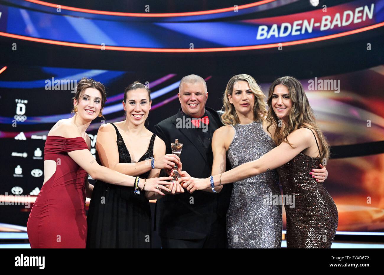 Baden Baden, Germany. 15th Dec, 2024. The 3x3 basketball players Elisa ...