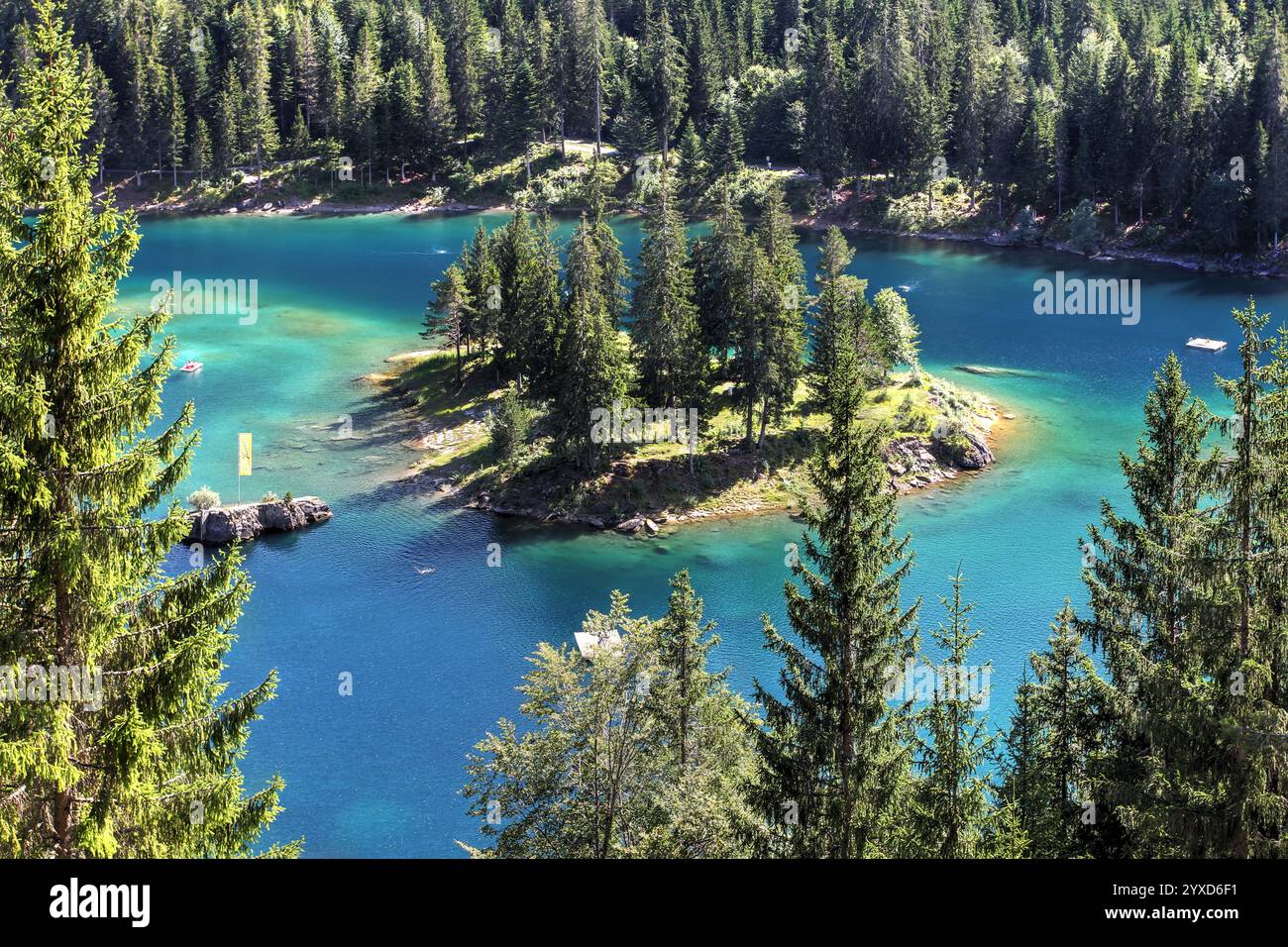 Caumasee lake near flims hi-res stock photography and images - Alamy