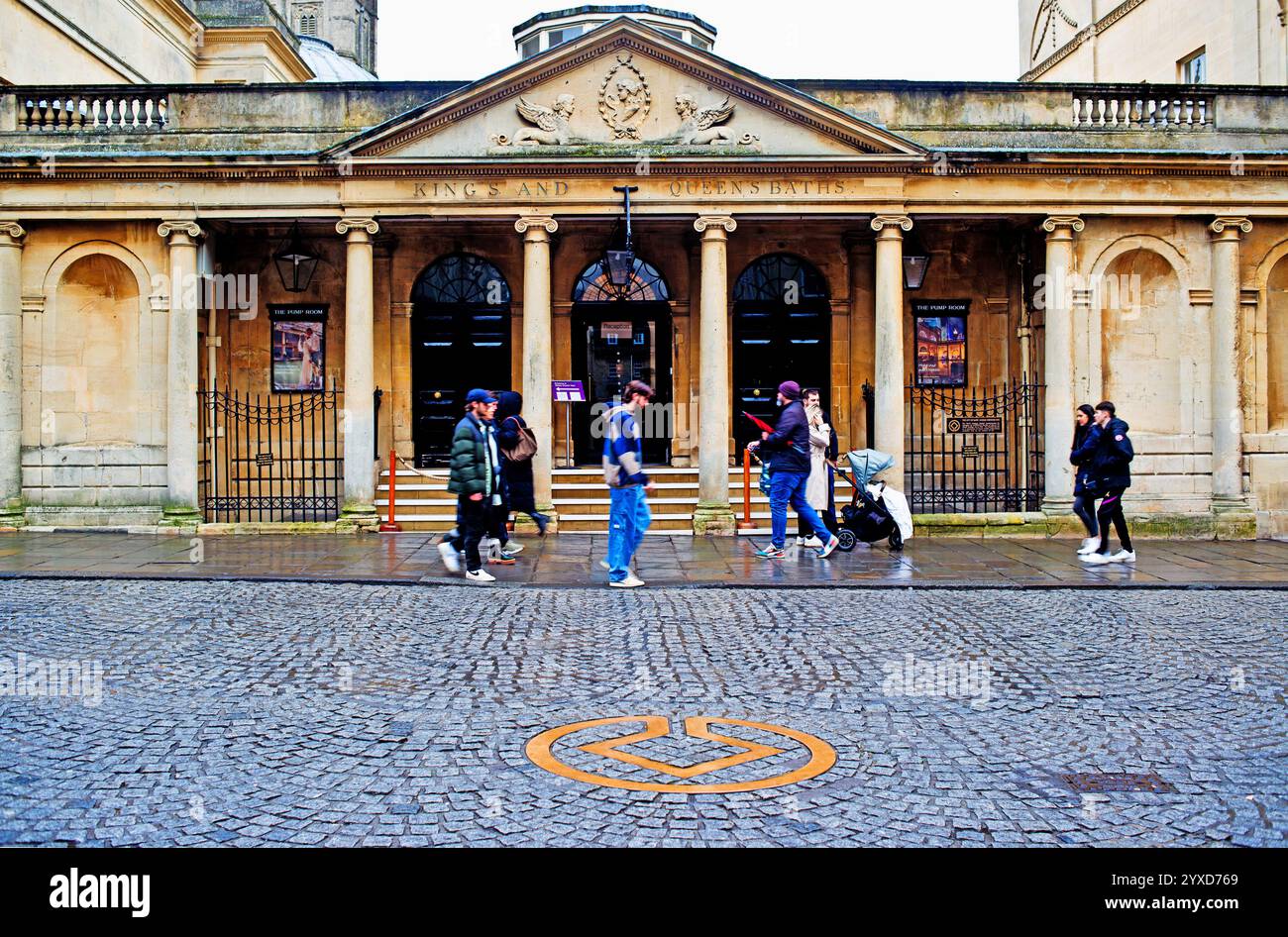 Kings and Queens Baths, Bath City, Somerset, England Stock Photo - Alamy