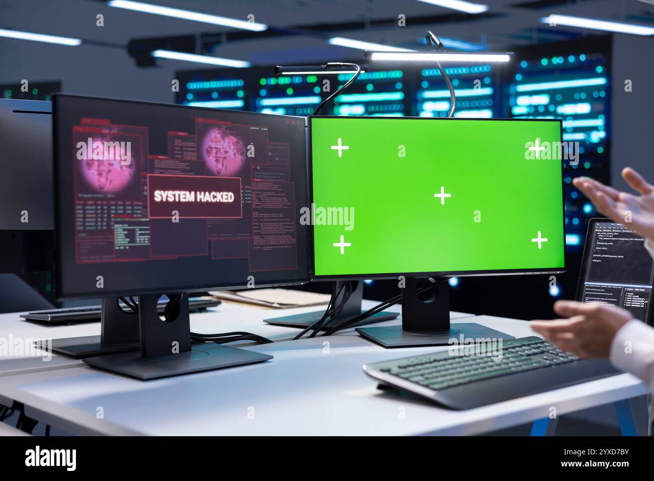 Admin in server hub establishment frightened by hacker passing firewall and stealing data ...