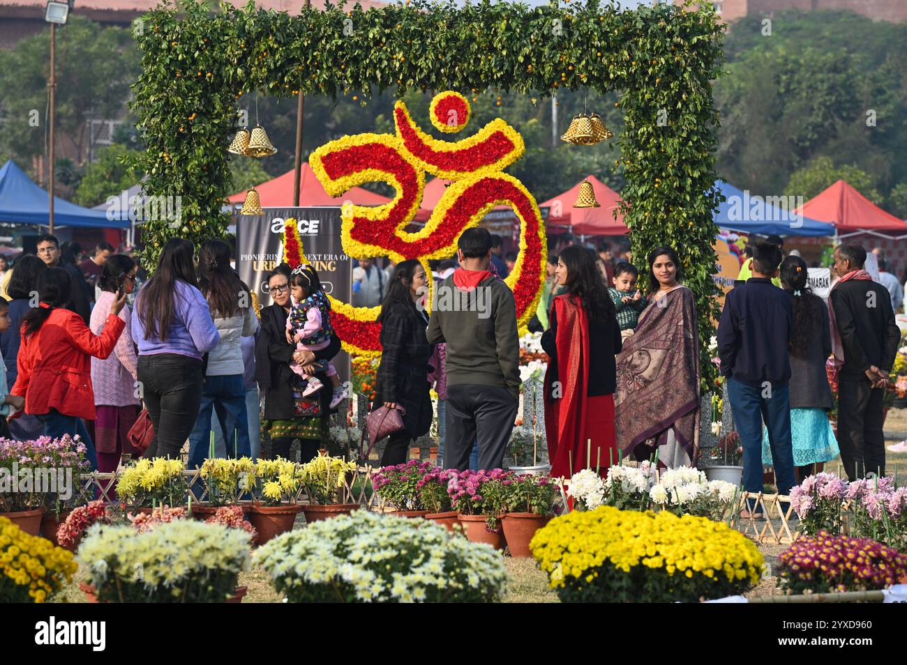 NOIDA, INDIA - DECEMBER 15: Visitors seen on the second day of the ...