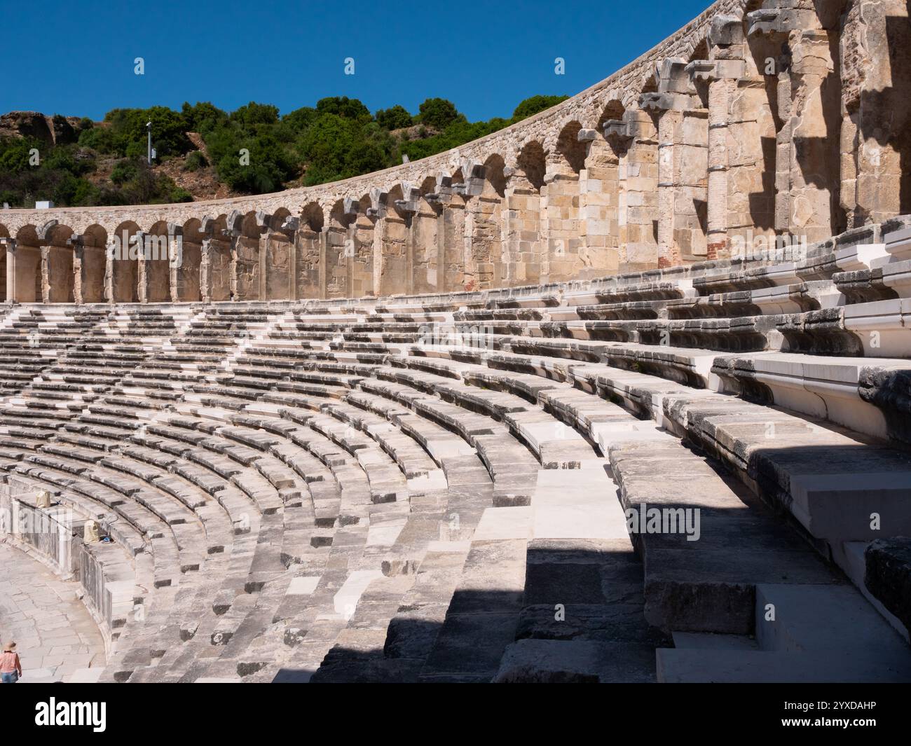 Ancient Roman theatre in Aspendos Stock Photo - Alamy