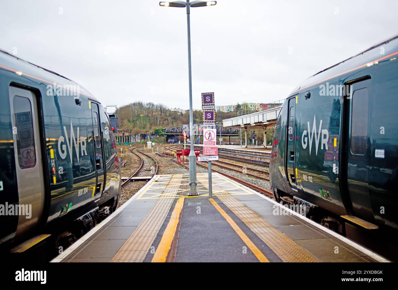 GWR Trains at Bristol Temple Meads Railway Station, Bristol, County of ...