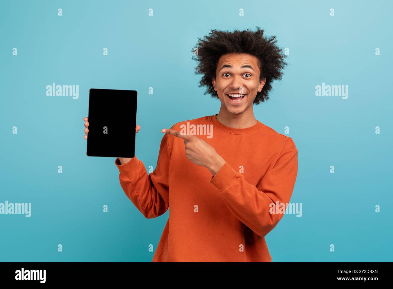 Energetic young man showcases hi-res stock photography and images - Alamy