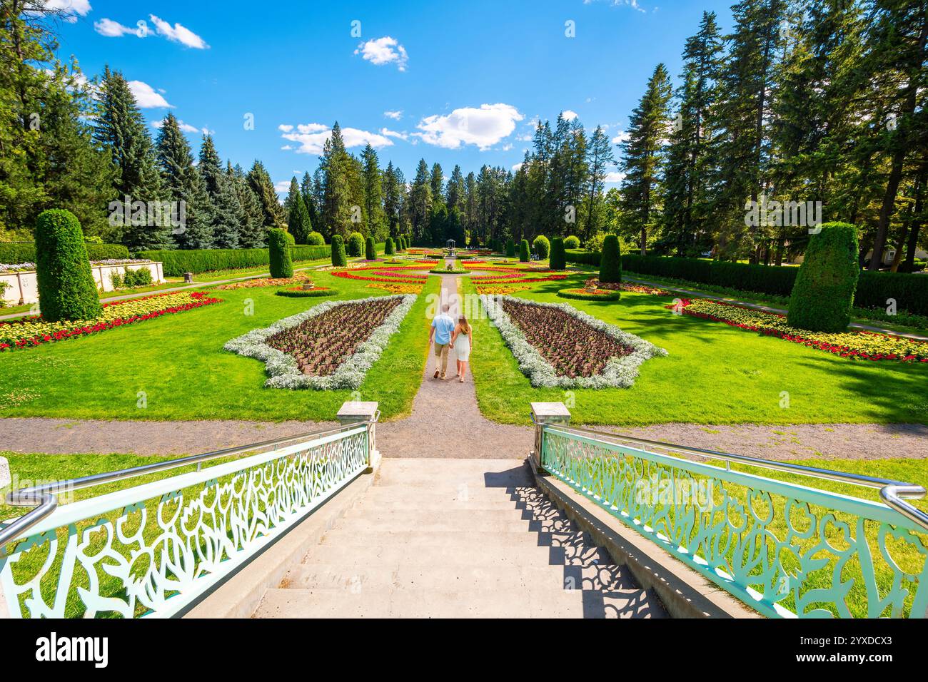 Duncan garden manito park spokane hi-res stock photography and images ...