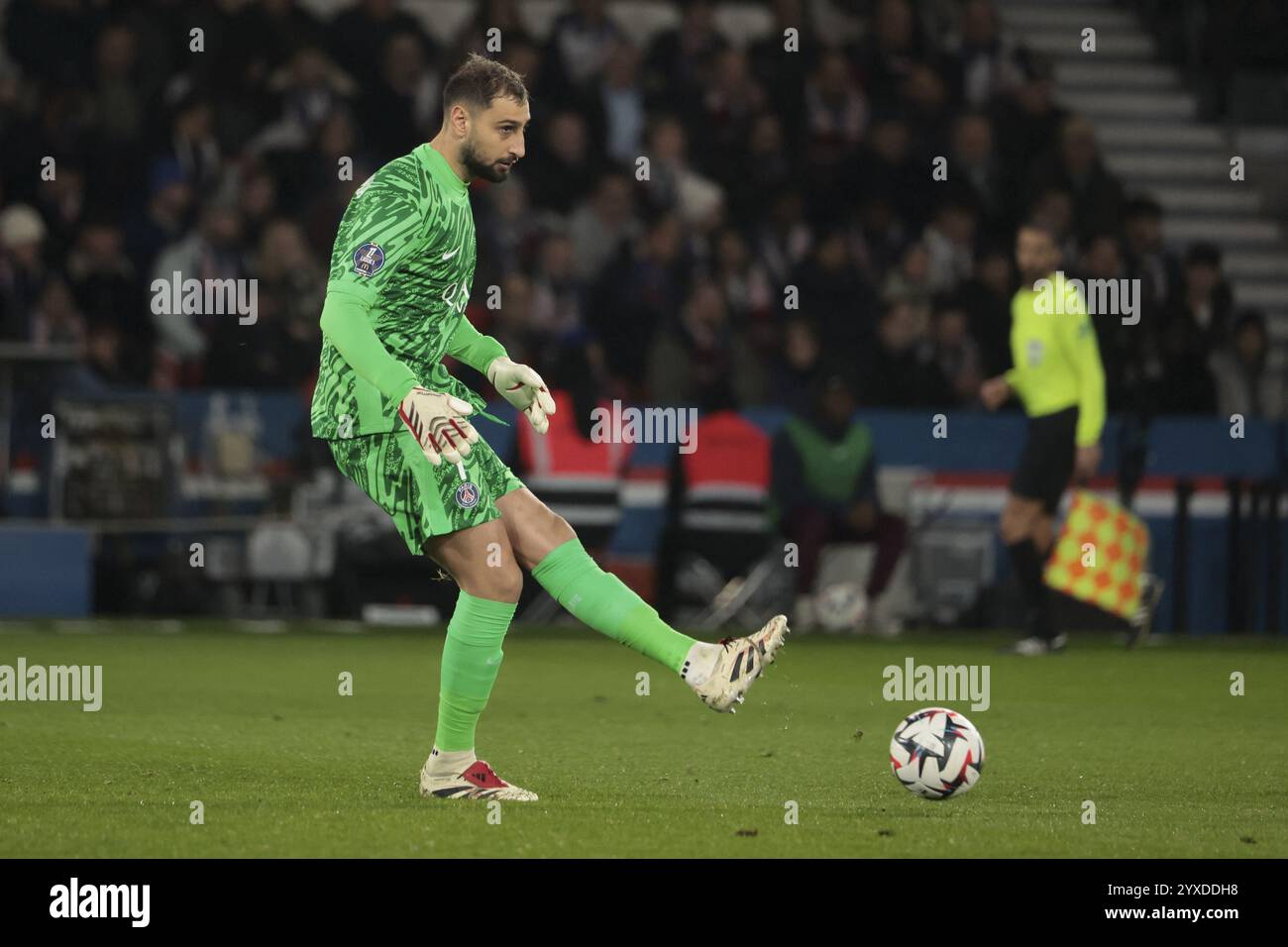 PSG goalkeeper Gianluigi Donnarumma during the French championship ...