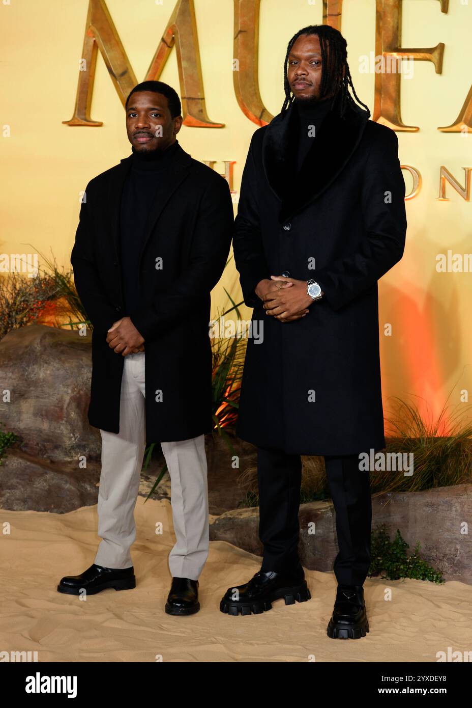 London, UK. 11th Dec, 2024. Krept and Konan at the Mufasa, The Lion ...