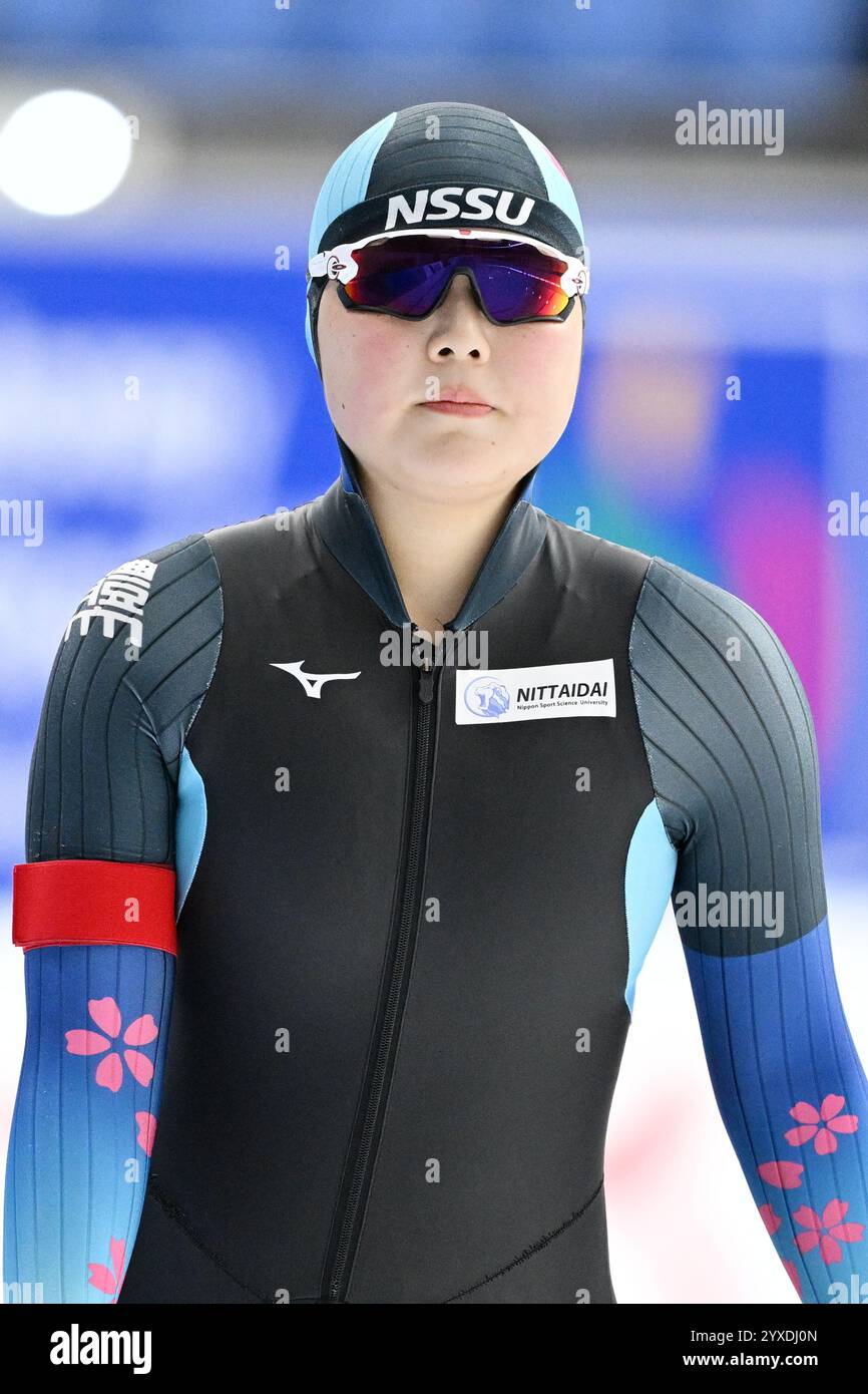 Aomori, Japan. Credit: MATSUO. 13th Dec, 2024. Emika Miyagawa Speed ...