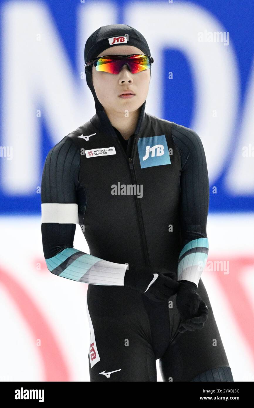 Aomori, Japan. Credit: MATSUO. 13th Dec, 2024. Anna Kubo Speed Skating ...