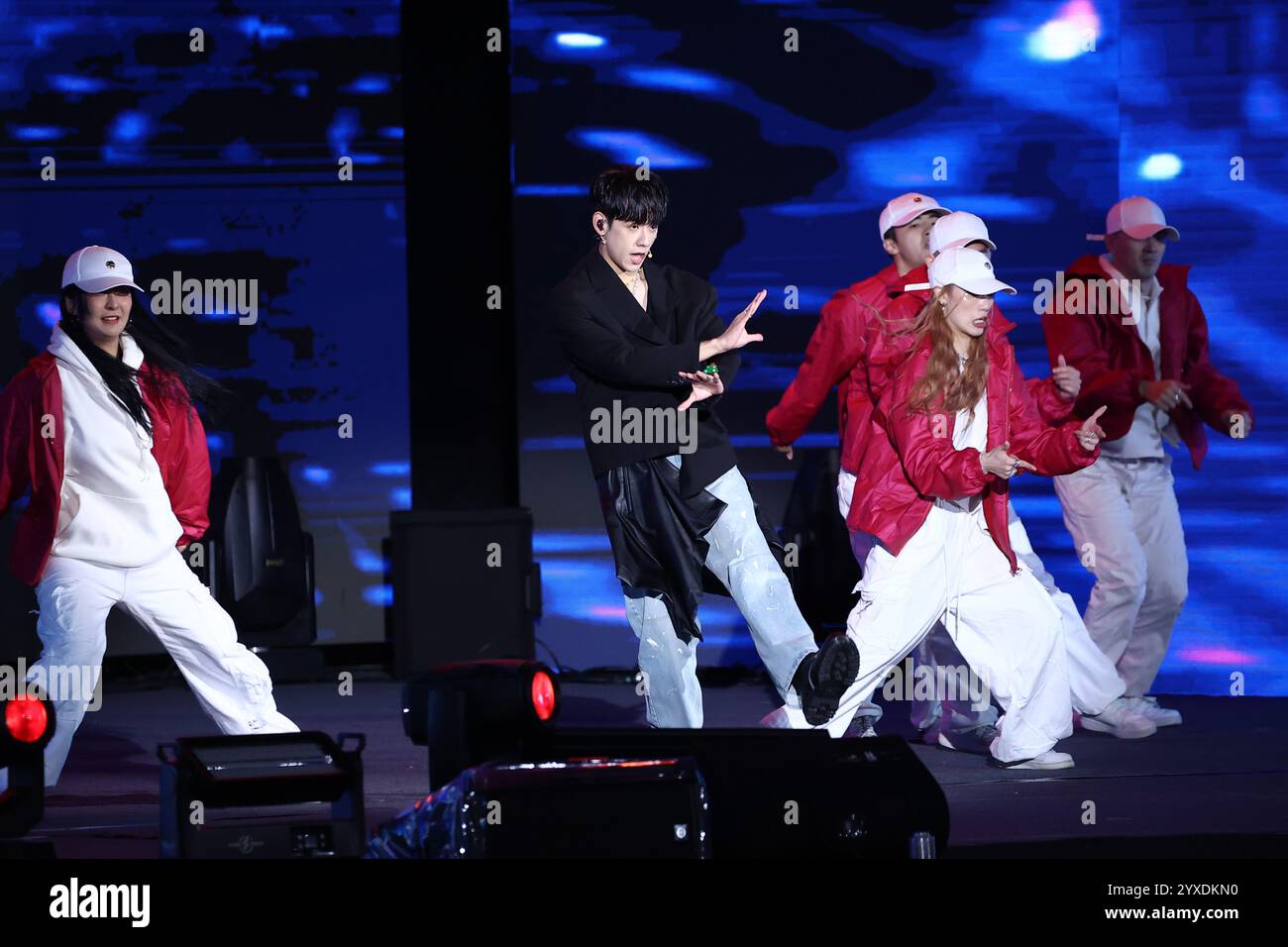 TAIPEI, CHINA - DECEMBER 15, 2024 - Taiwanese singer WAJI attends the ...