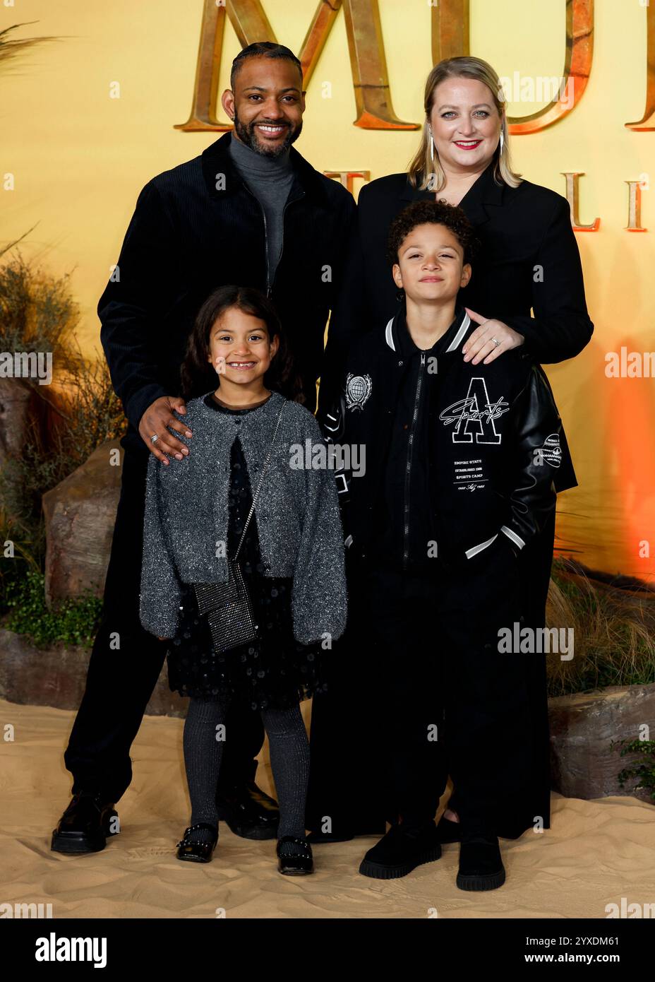 London, UK. 11th Dec, 2024. JB Gill, Chloe Gill, Chiara Sapphire Gill ...