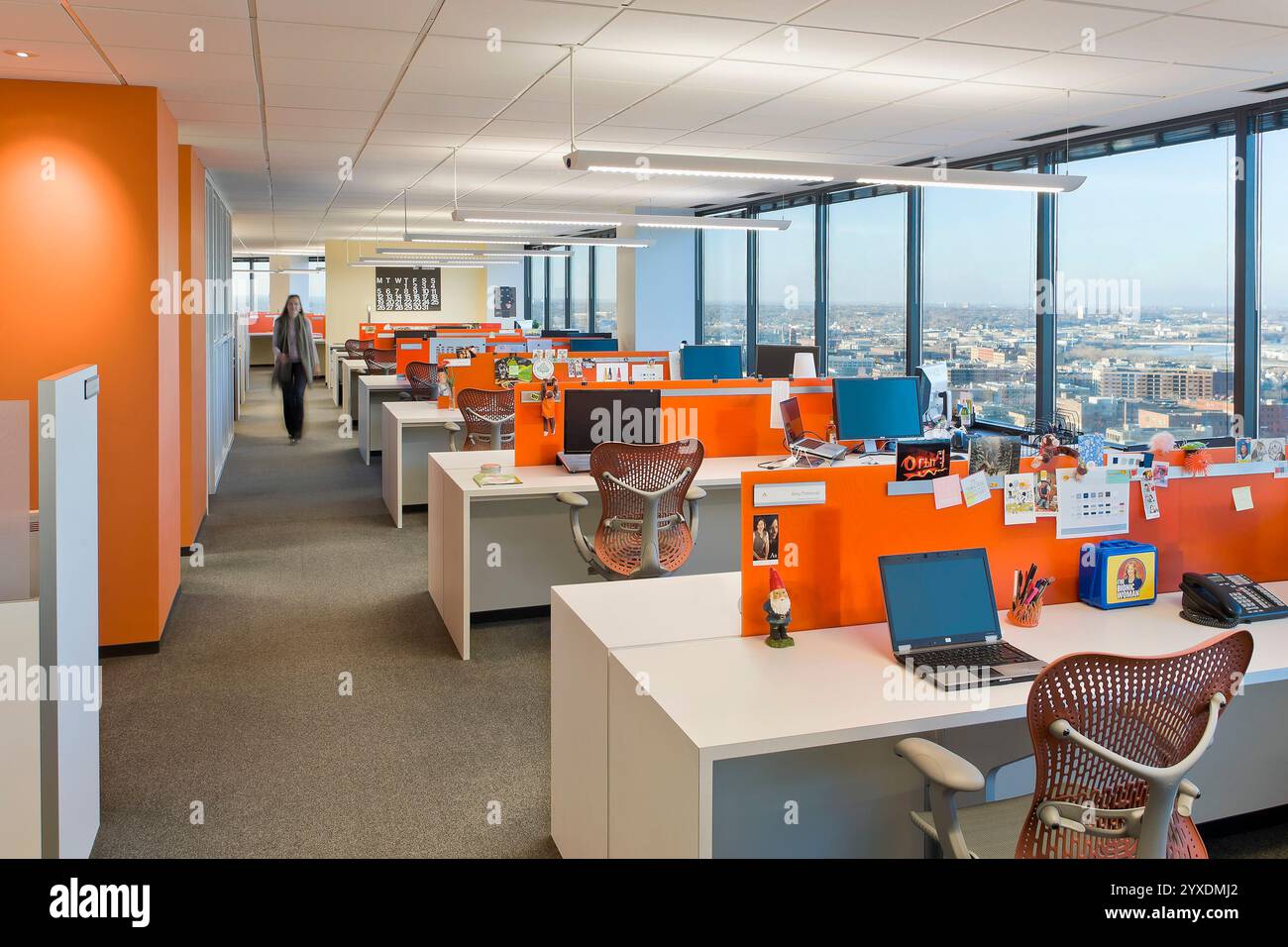 Orange 3form dividers between desks hi-res stock photography and images ...