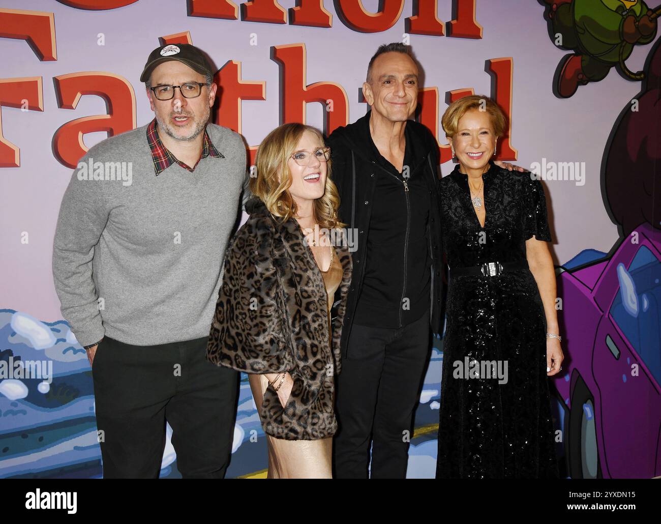 LOS ANGELES, CALIFORNIA - DECEMBER 13: (L-R) Matt Selman, Nancy ...