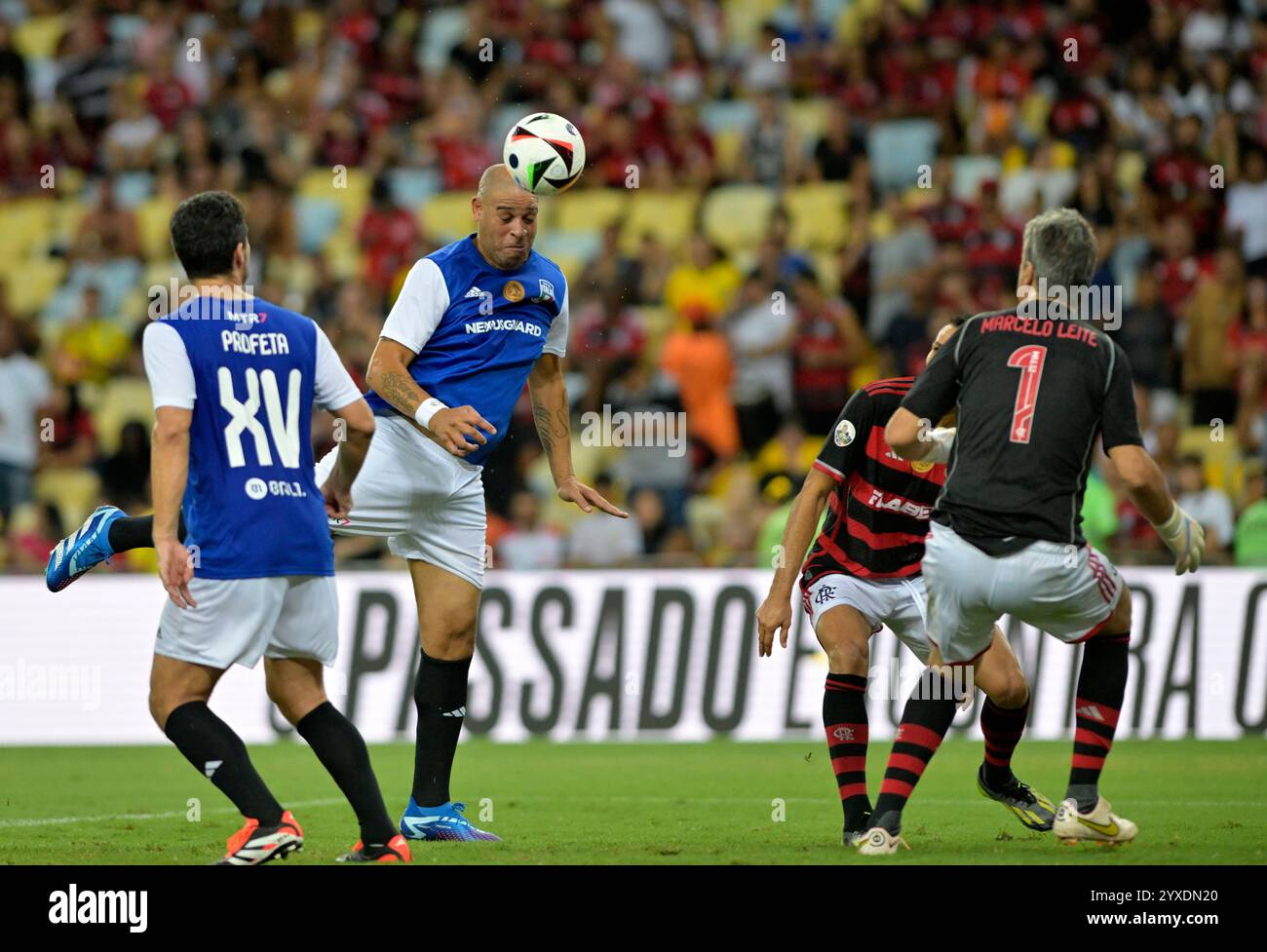 Rio de Janeiro-Brazil December 15, 2024, farewell to football player Adriano Imperador, at the ...