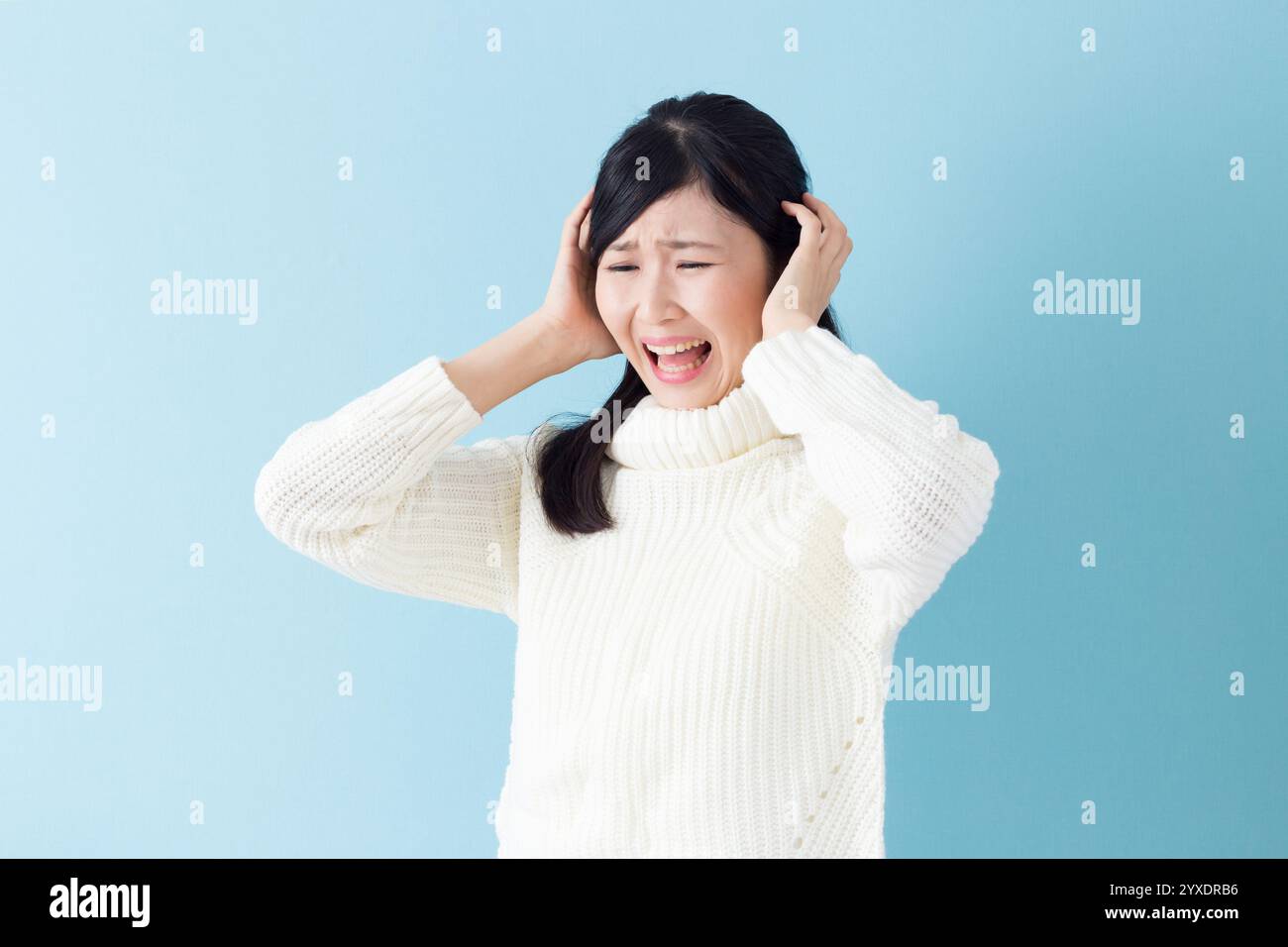 Scary young woman hi-res stock photography and images - Alamy
