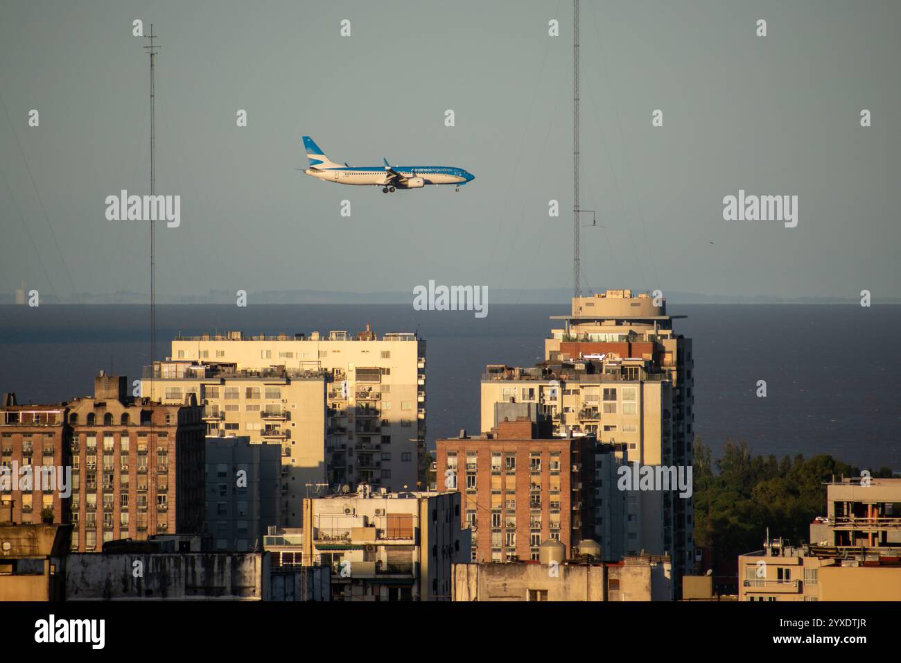 Boeing 737 Max 8 of Aerolineas Argentinas airline approaching Jorge ...