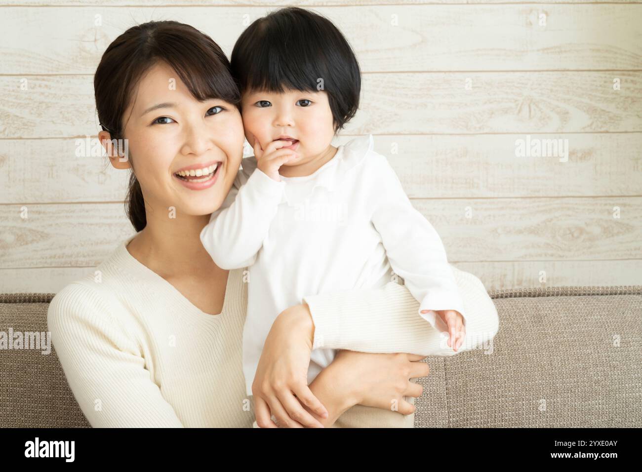 Japanese parent and child Stock Photo - Alamy
