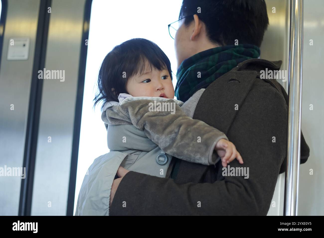 Japanese parent and child Stock Photo - Alamy
