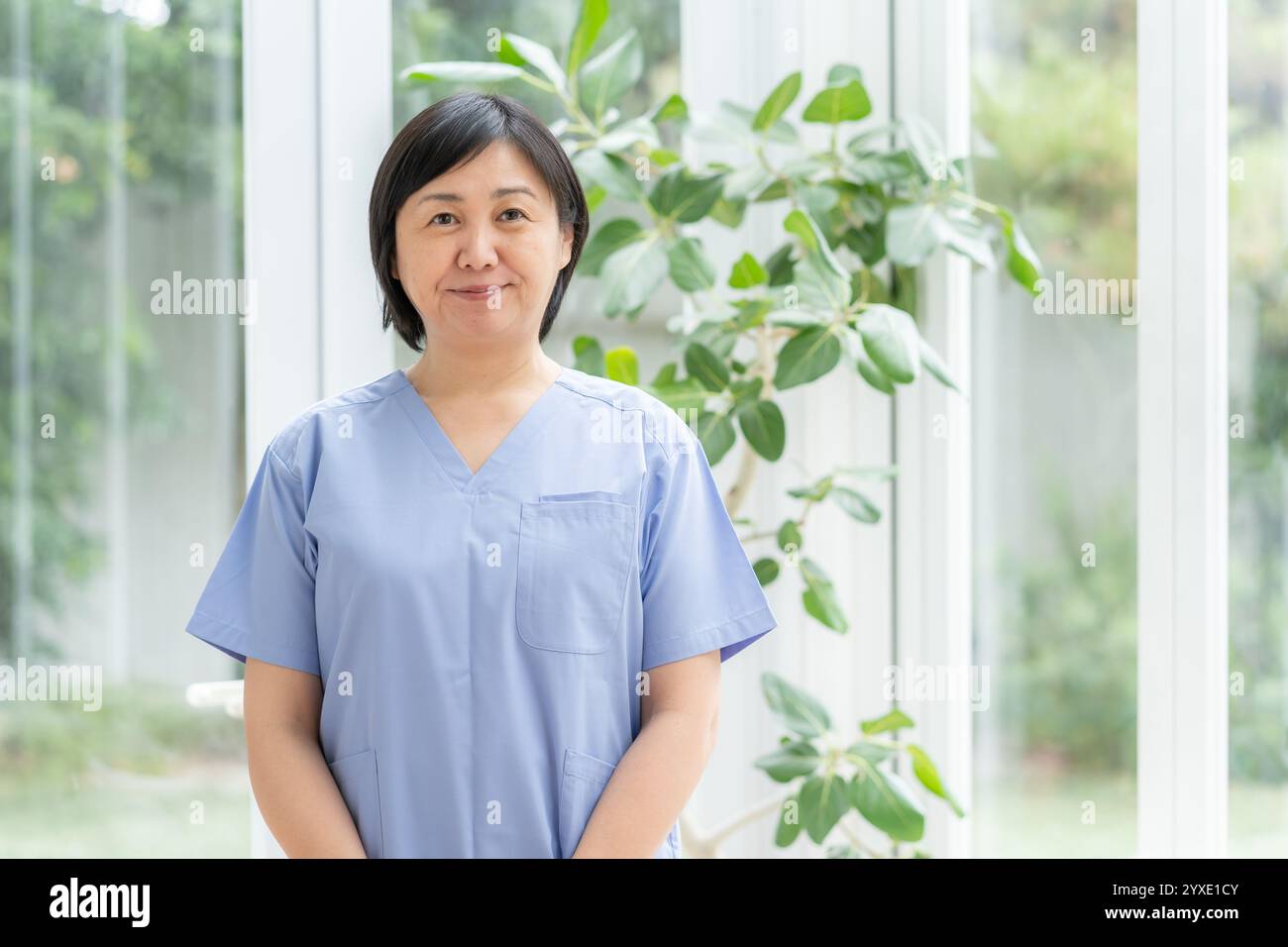 Japanese female nurse Stock Photo - Alamy