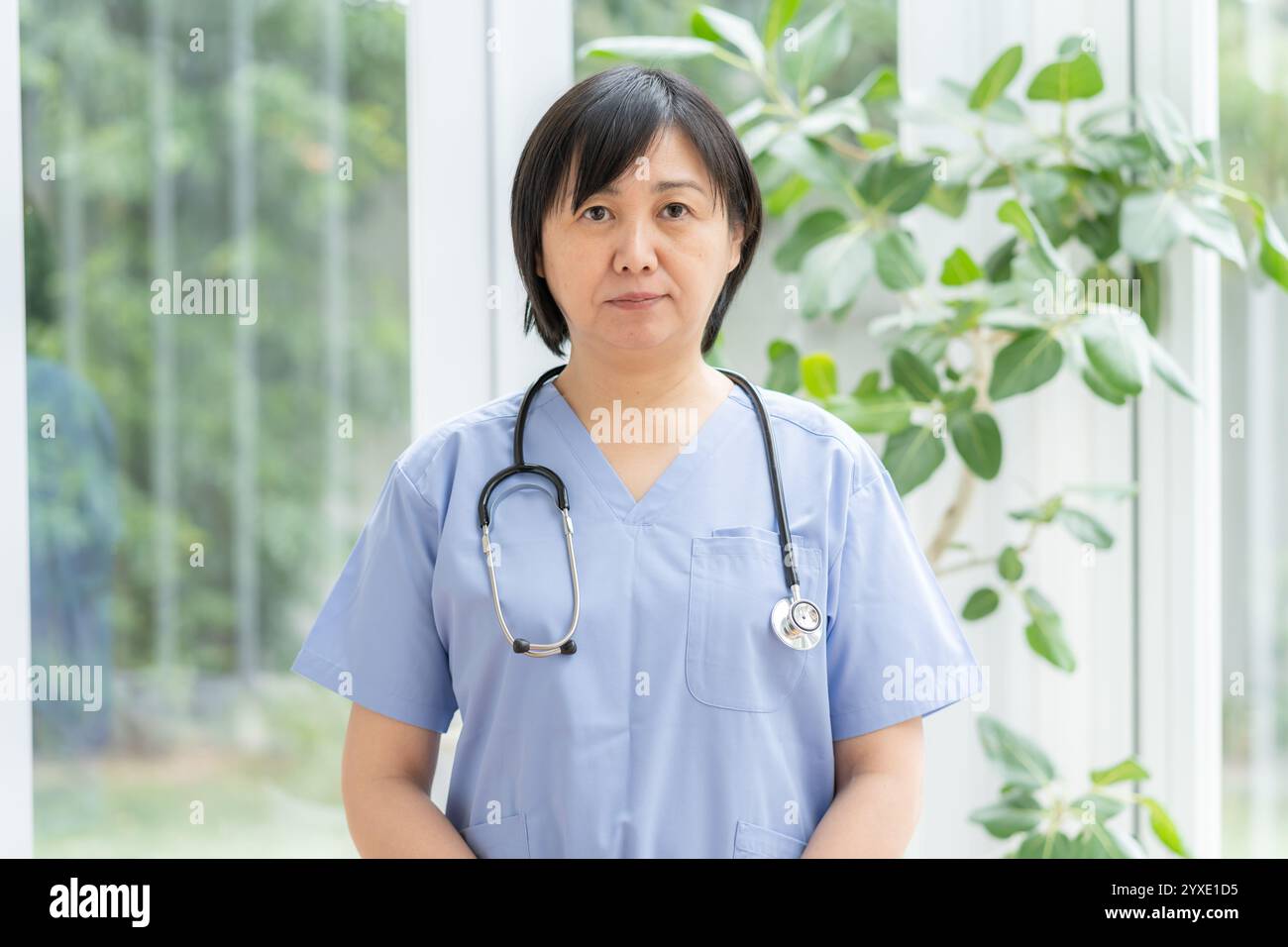 Japanese female nurse Stock Photo - Alamy