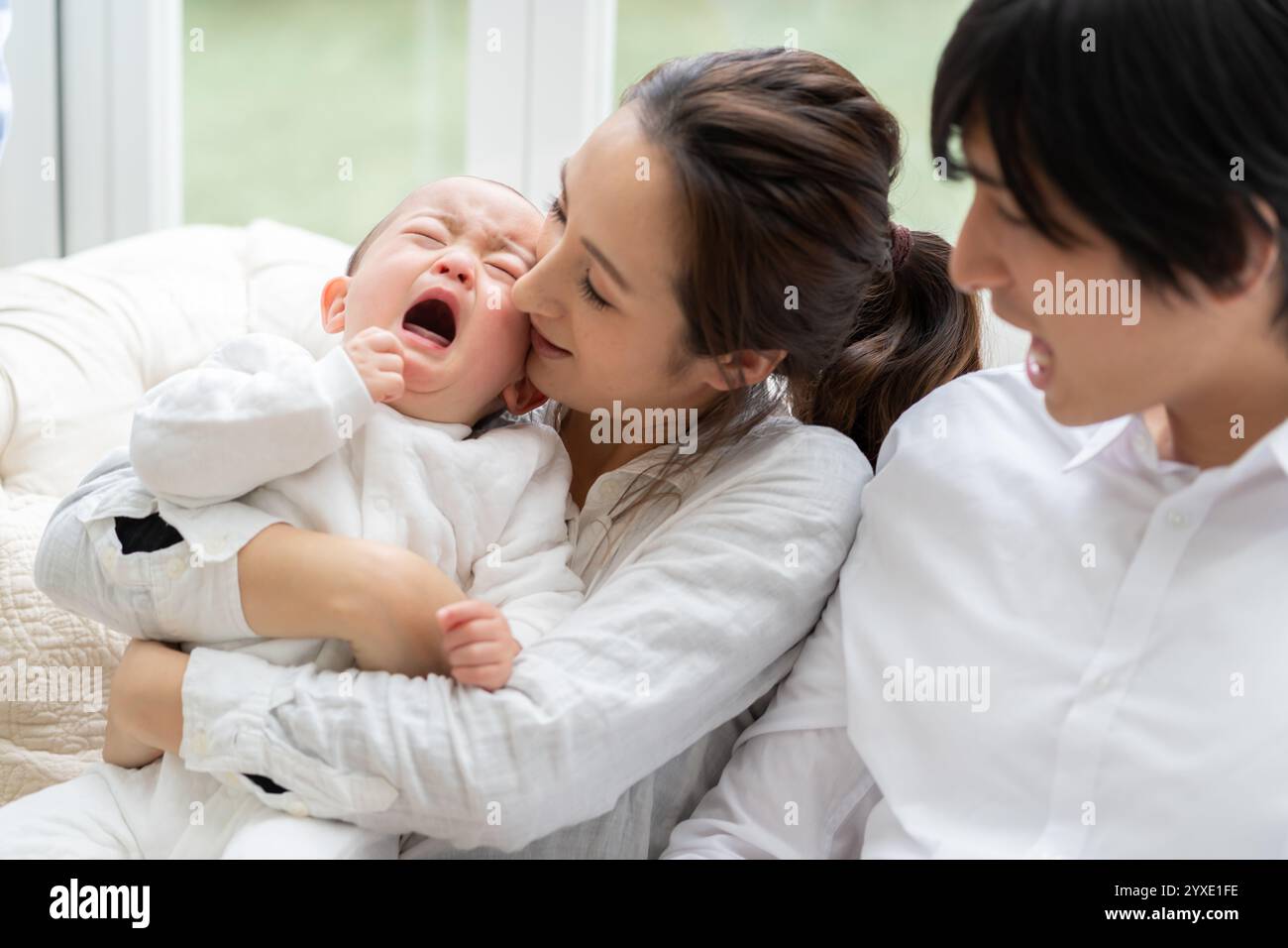 Japanese three-generation family Stock Photo - Alamy