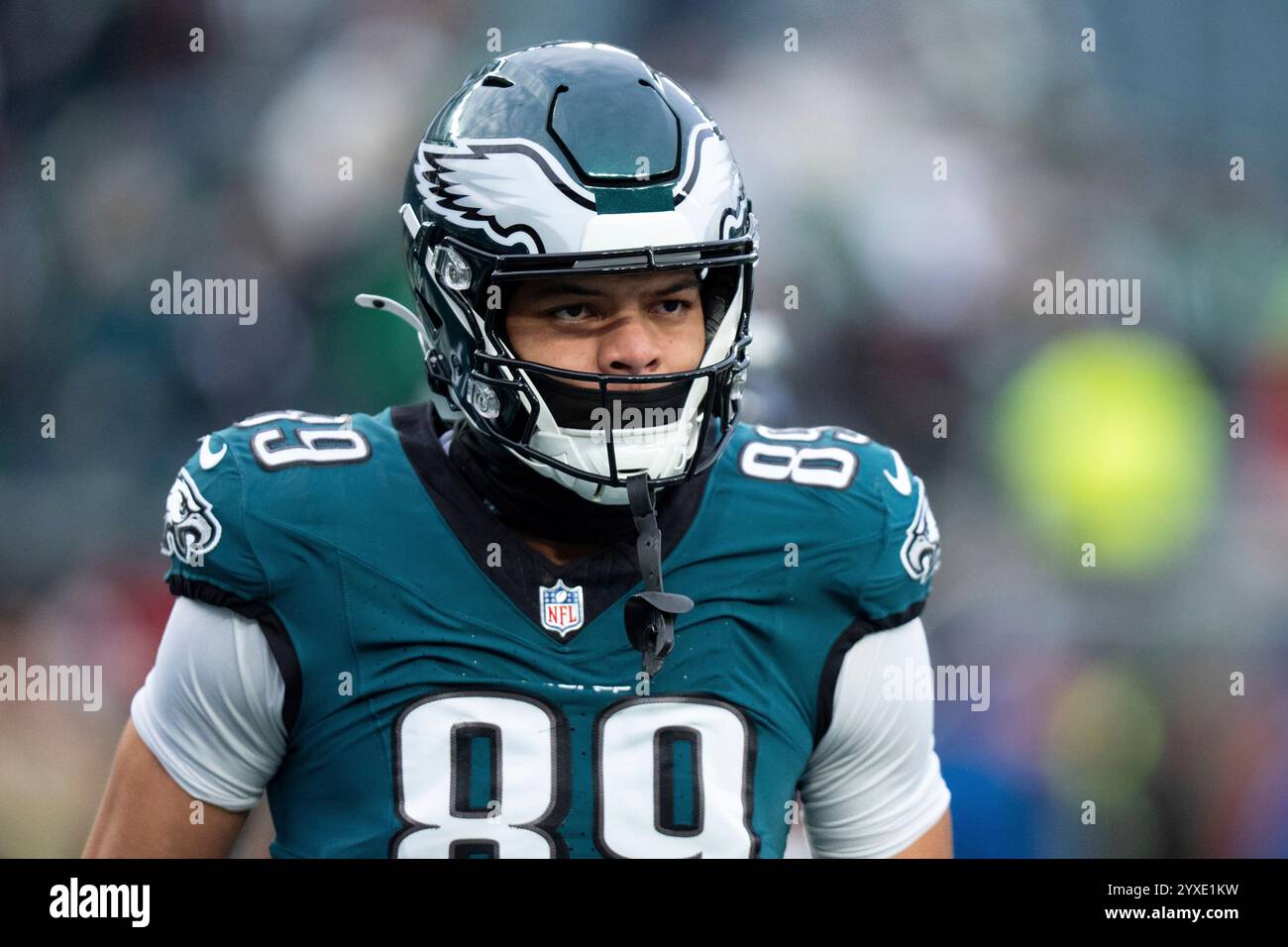 Philadelphia Eagles wide receiver Johnny Wilson (89) looks on prior to ...