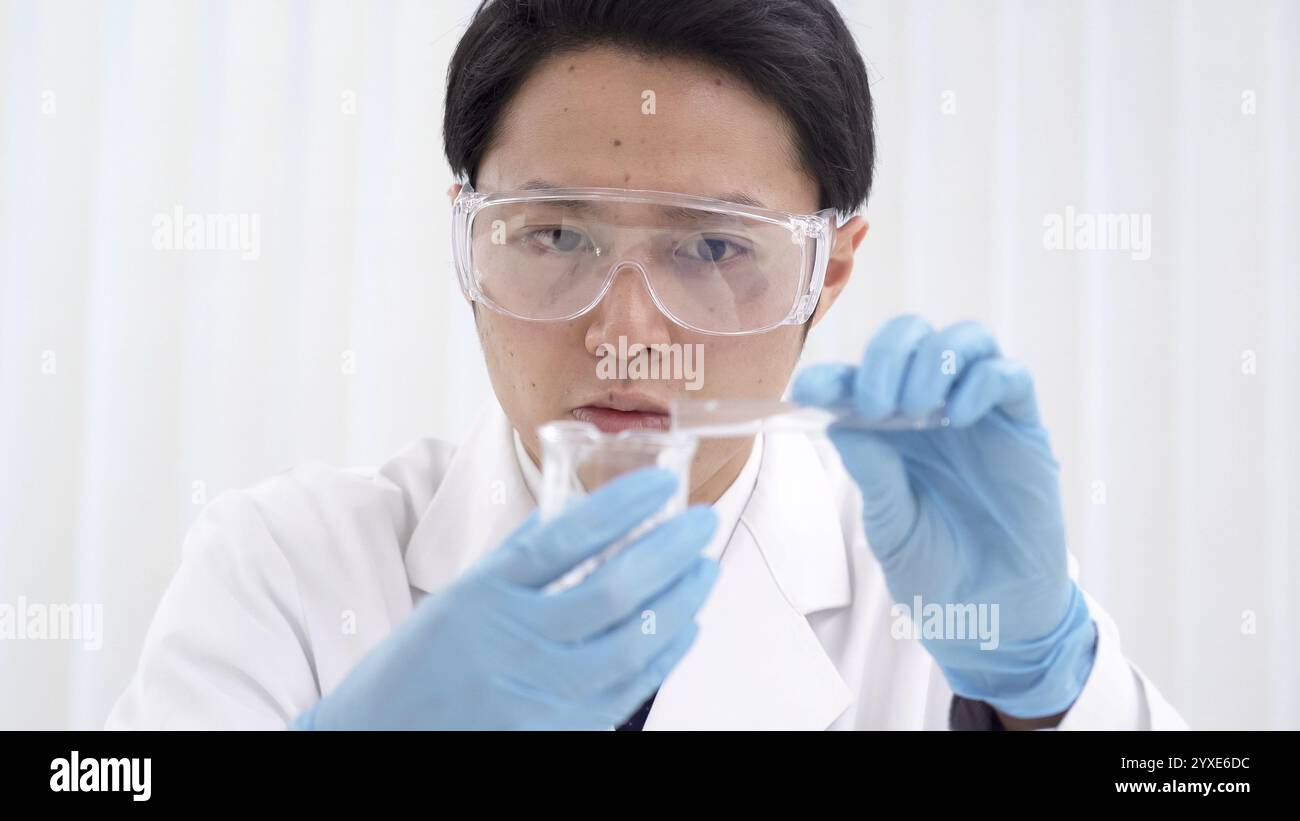 Japanese male researcher Stock Photo - Alamy