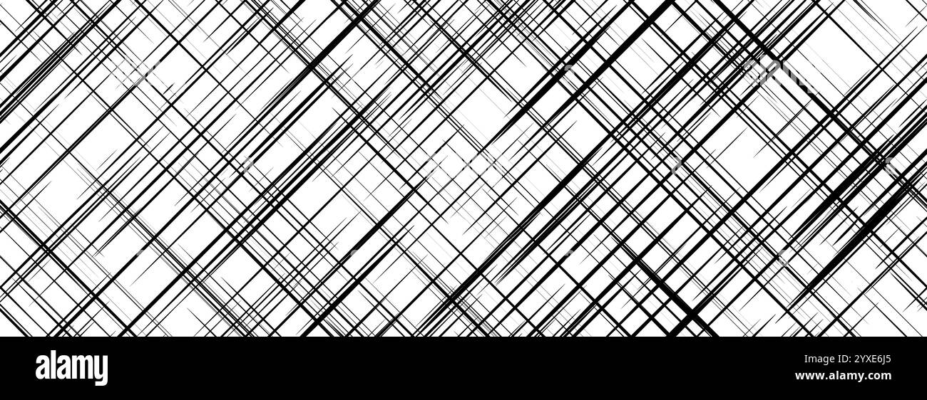 Black cross hatch seamless texture. Diagonal line repeating pattern ...