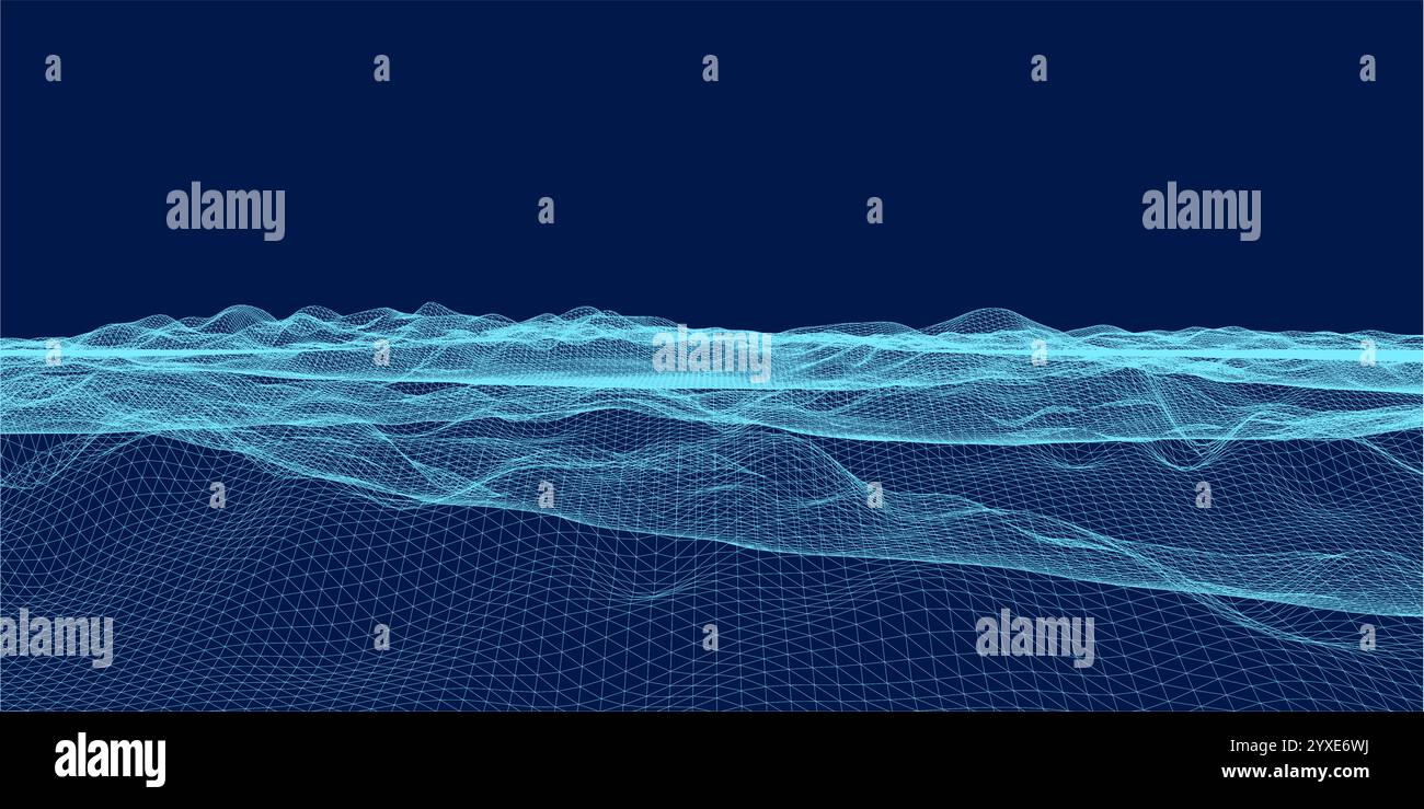 Geometric topography pattern landscape Stock Vector Images - Alamy