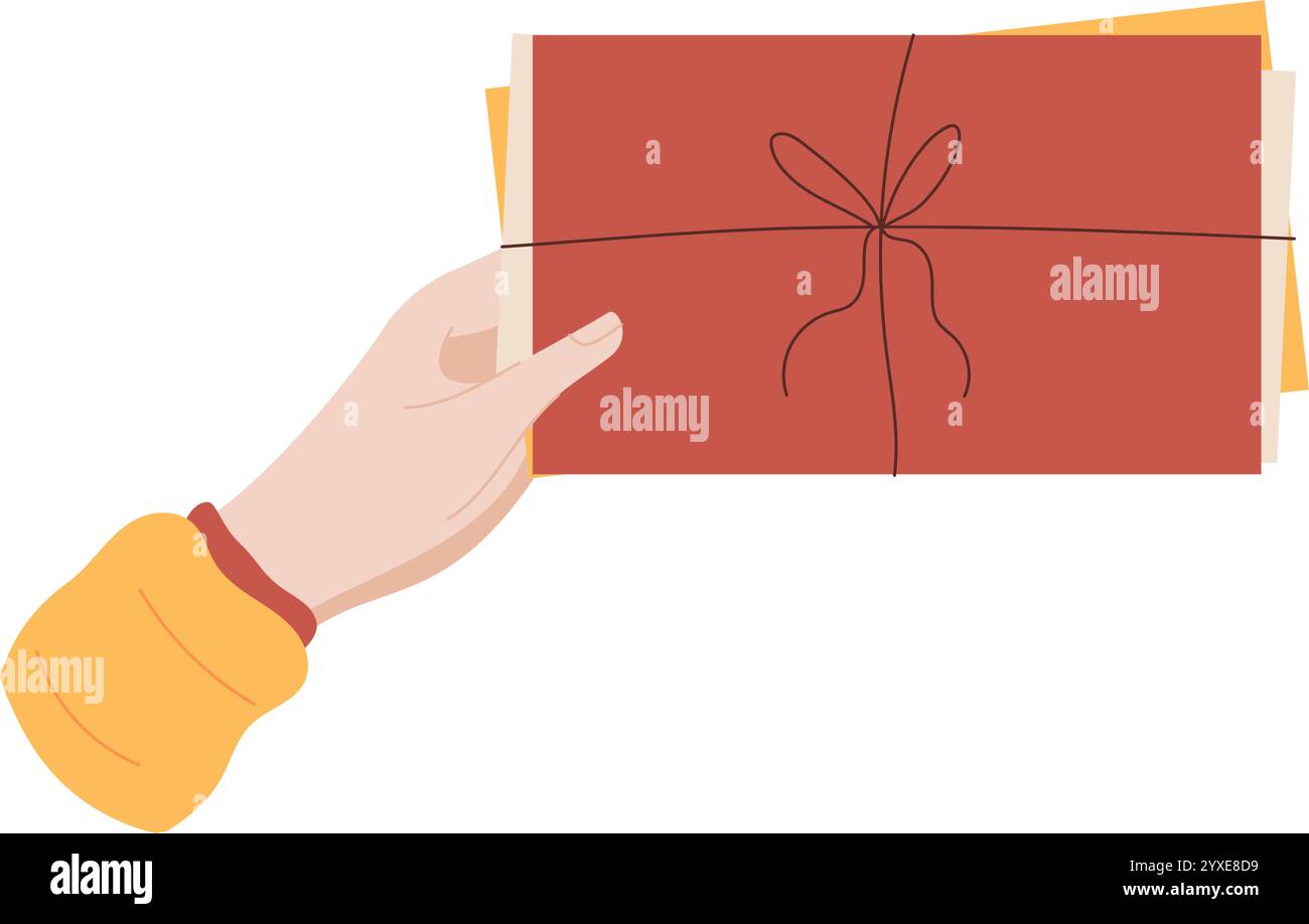 Hand Hold Mail Letter Bundle Stock Vector Image & Art - Alamy